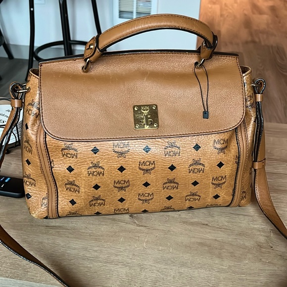 MCM | Bags | Authentic Mcm Bag Can Fit A Macbook 3inch | Poshmark